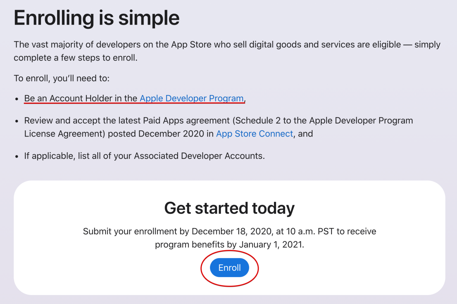 App Store Small Business Program の登録手順 – .NET ゆる〜りワーク